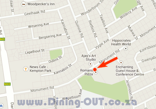 Kempton Park restaurants