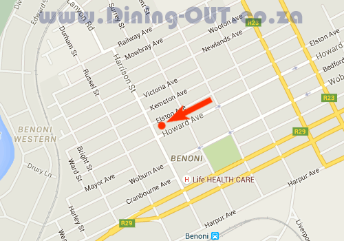 Benoni South Africa Map