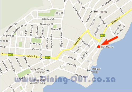 Pavilion At The Marine :: Hermanus :: Where To Eat :: InfoSight.co.za